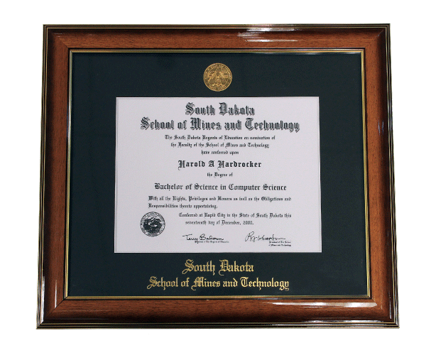 Diploma Frame Classic | The Rocker Shop